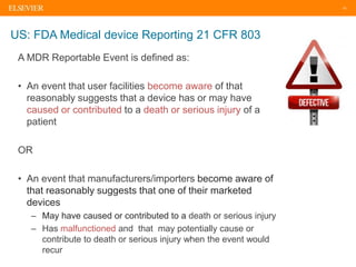 Medical device reporting 27 sep2016 | PDF