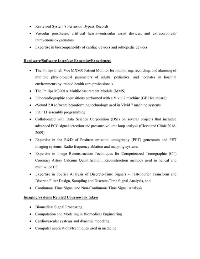 Medical device research and medical device expert witness expertise (1) | PDF