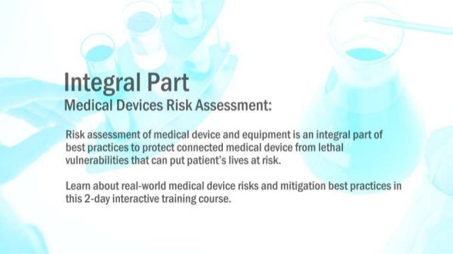 Medical Device Cybersecurity and Risk Assessment, ISO 14971 Training | PPTX