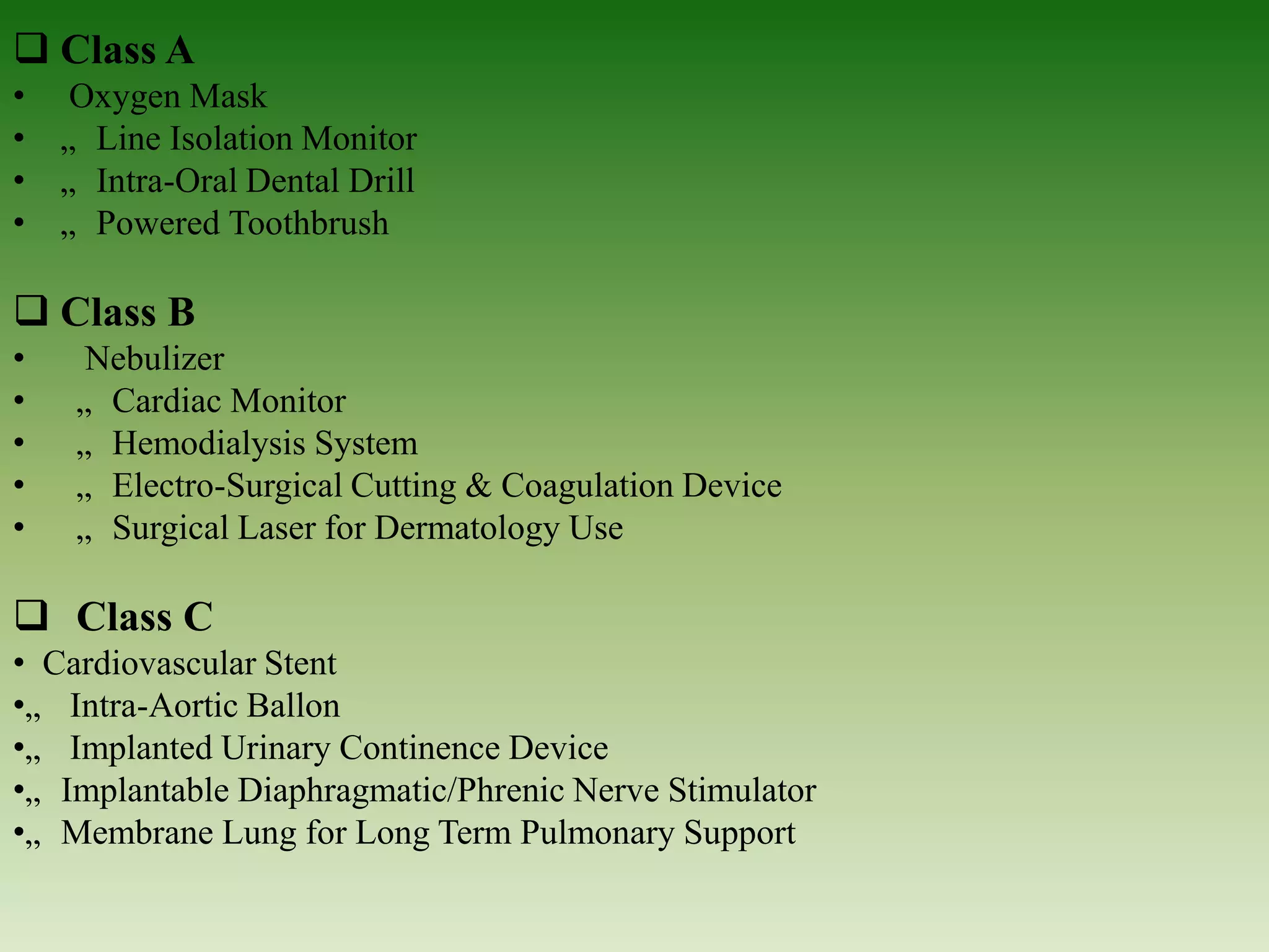 Medical device market (India) | PPTX