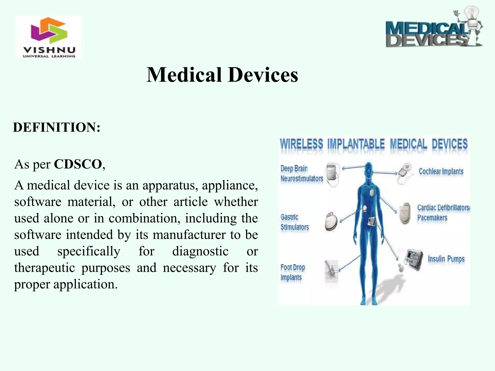Medical devices and IVD'S | PPTX
