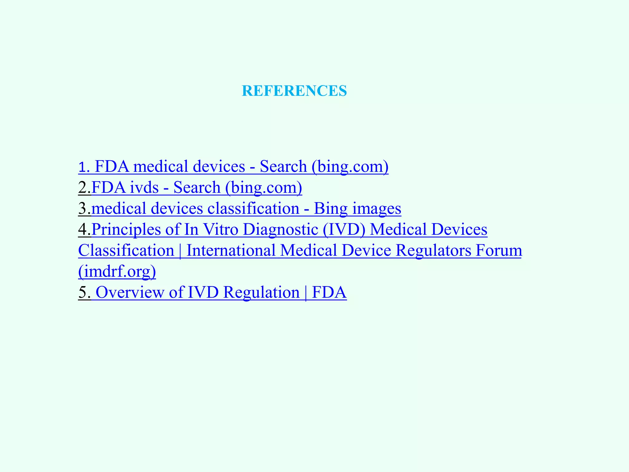 Medical devices and IVD'S | PPTX