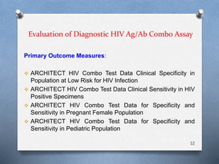 Medical devices; architect hiv ag:ab combo assay | PPTX