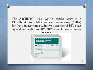 Medical devices; architect hiv ag:ab combo assay | PPTX