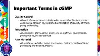Medical Devices & cGMP Overview.pptx