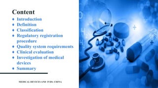 Medical devices CHINA | PPTX