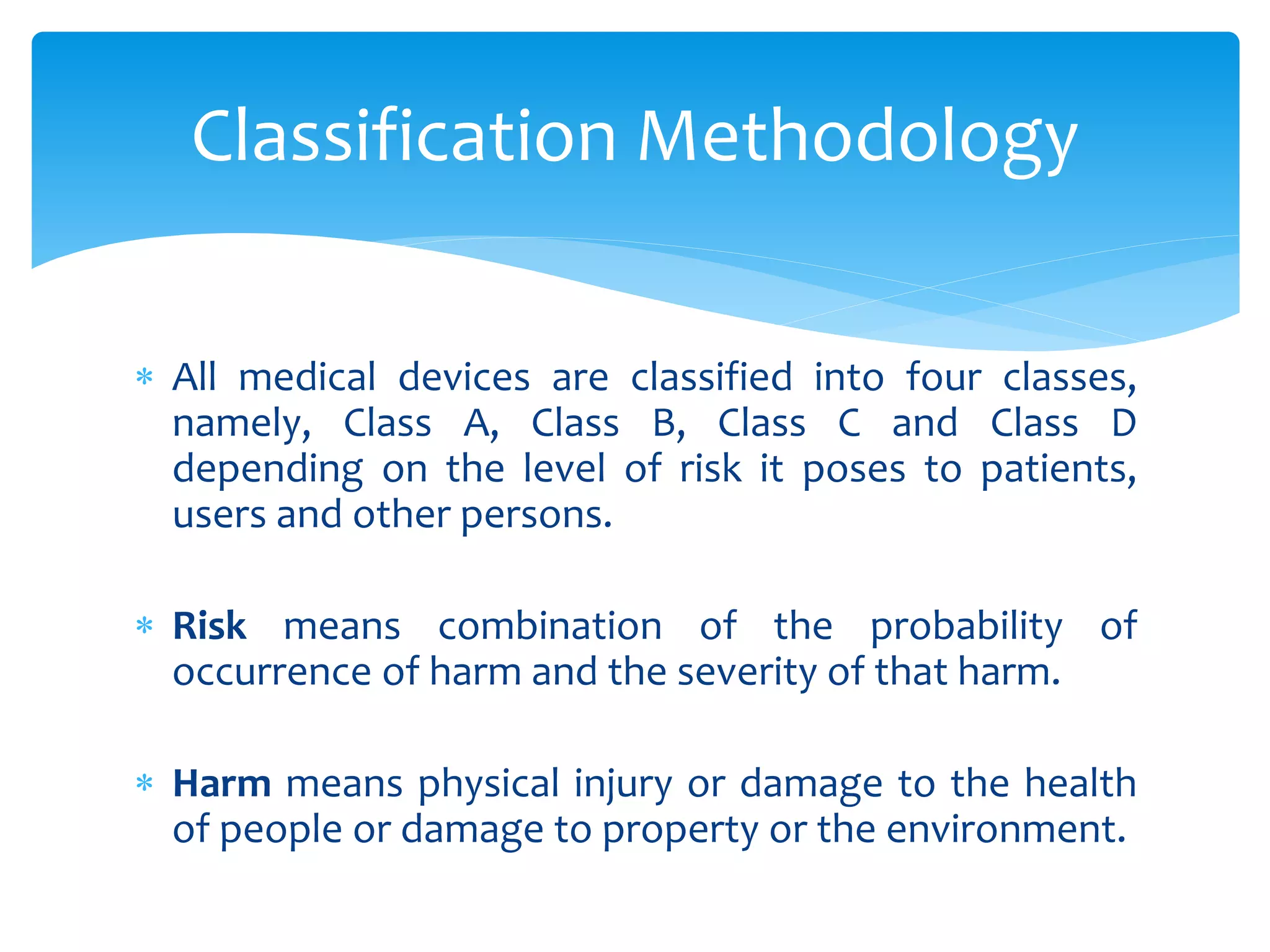 Classification of Medical Devices in Pakistan | PDF