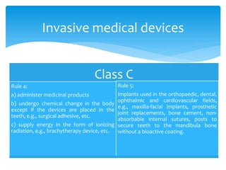 Classification of Medical Devices in Pakistan | PDF