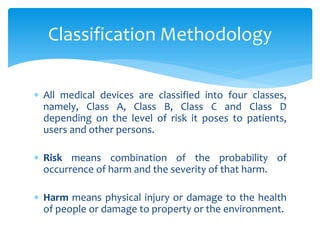 Classification of Medical Devices in Pakistan | PDF