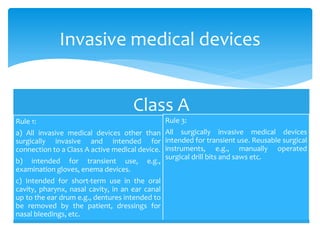 Classification of Medical Devices in Pakistan | PDF