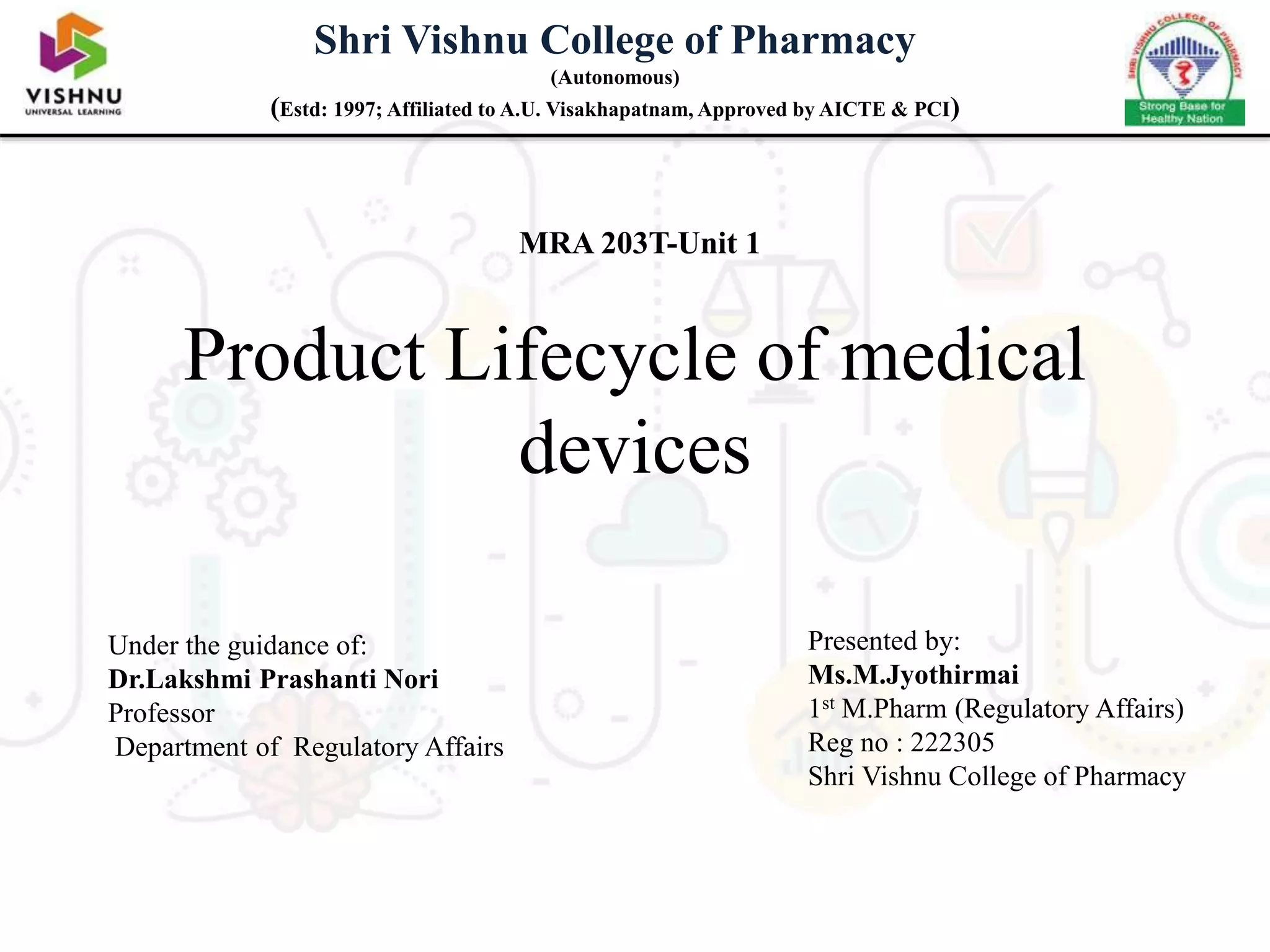Medical Devices Product Lifecycle | PPTX