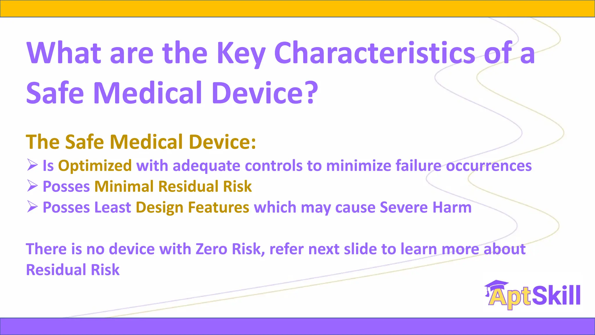Medical Devices Risk Management Handout by AptSkill | PDF