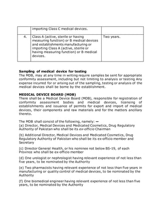 Medical devices rules 2015 (summary) | DOCX