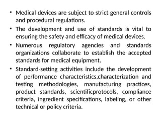Medical device standardization for all medical equipment’s | PPTX