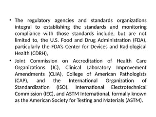 Medical device standardization for all medical equipment’s | PPTX
