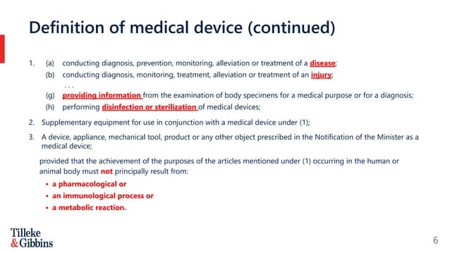 Medical devices update on the thai fda regulatory process and ...
