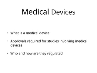 description of Medical devices department of engineering | PPT
