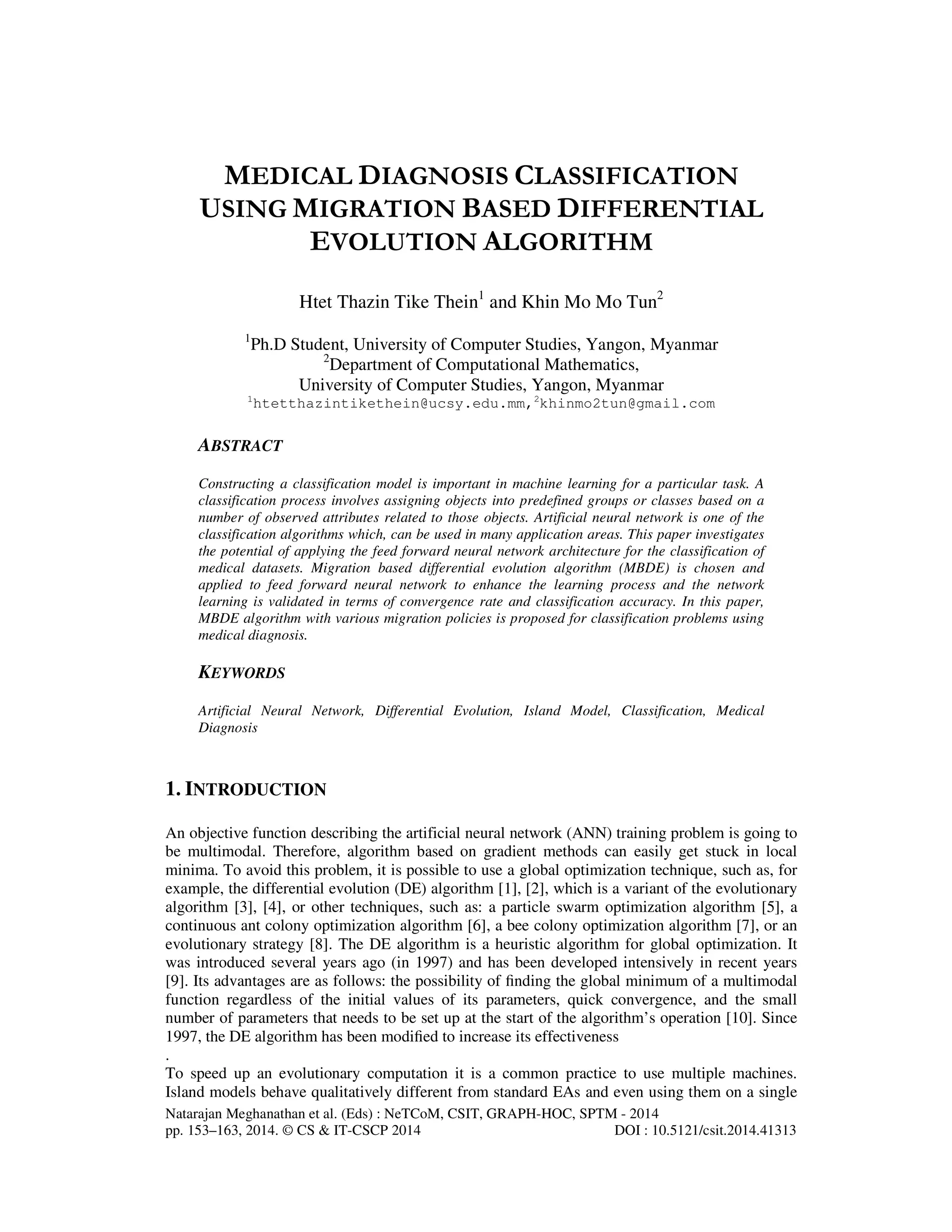 Medical diagnosis classification | PDF