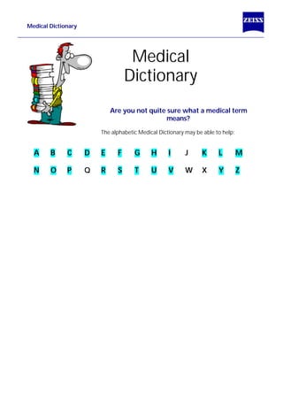 Medical dictionary | PDF