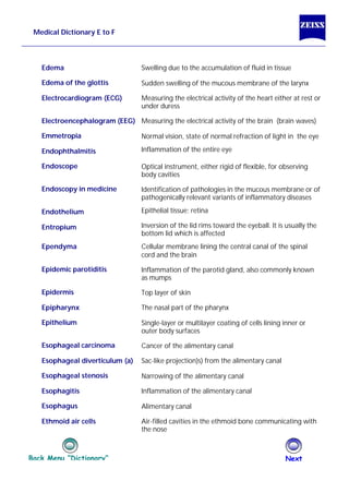 Medical dictionary | PDF