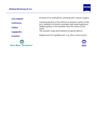 Medical dictionary | PDF