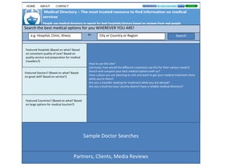 Medical directory | PPT