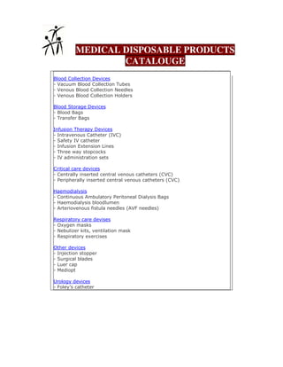 Medical Disposable | PDF
