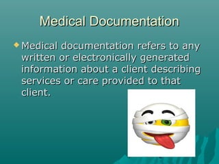 Medical documentation | PPT