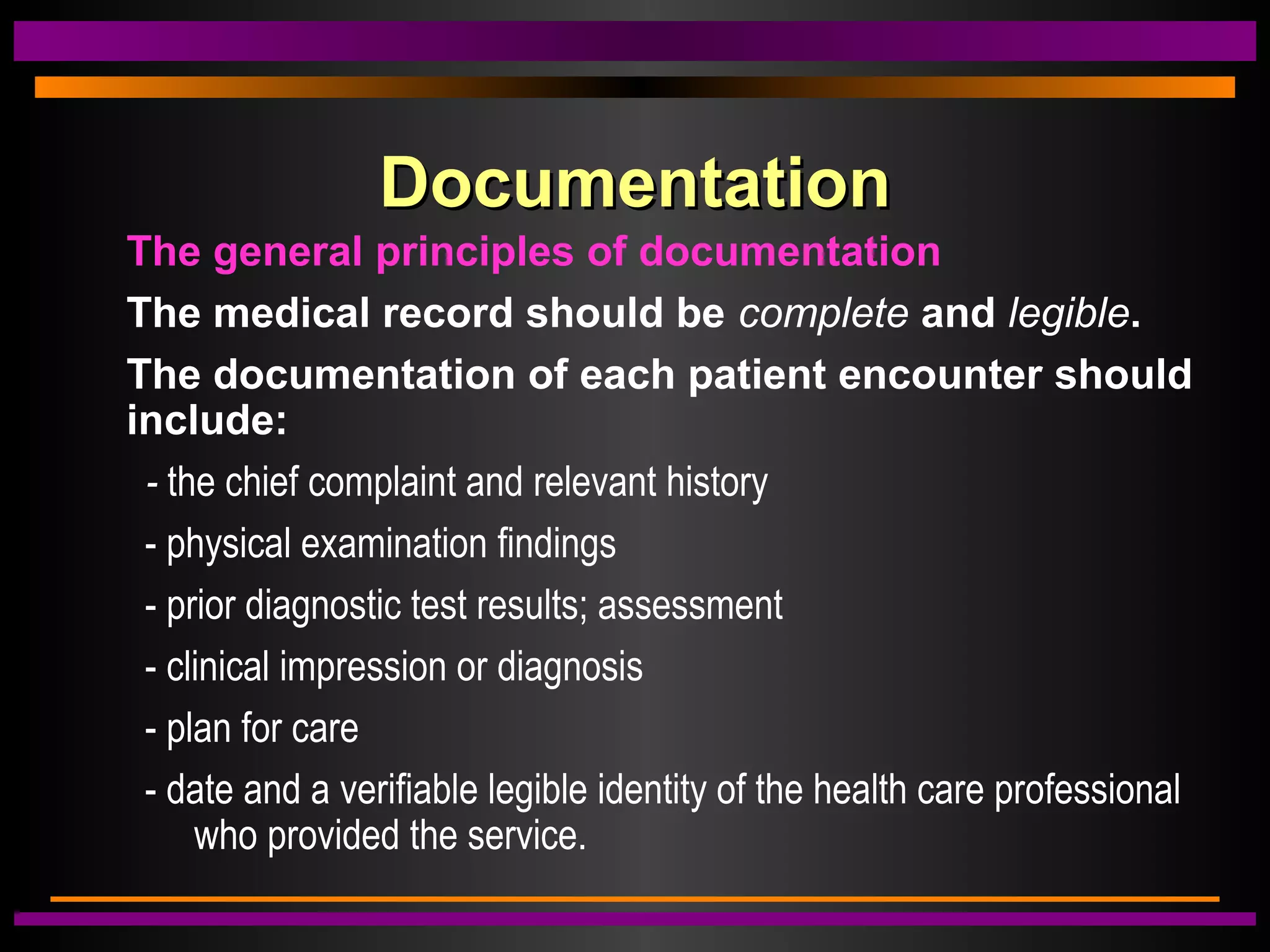Medical documentation | PPT