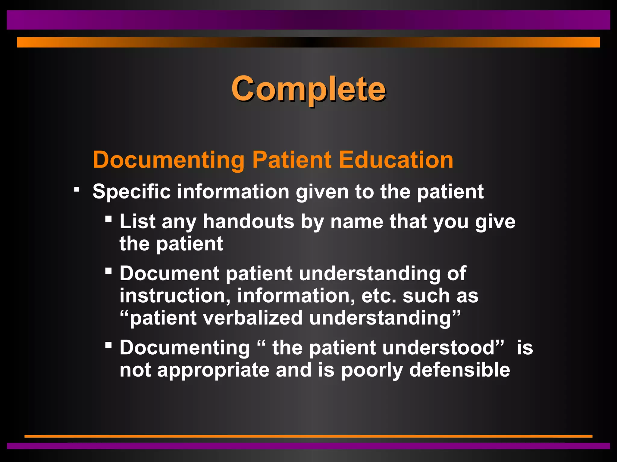 Medical documentation | PPT