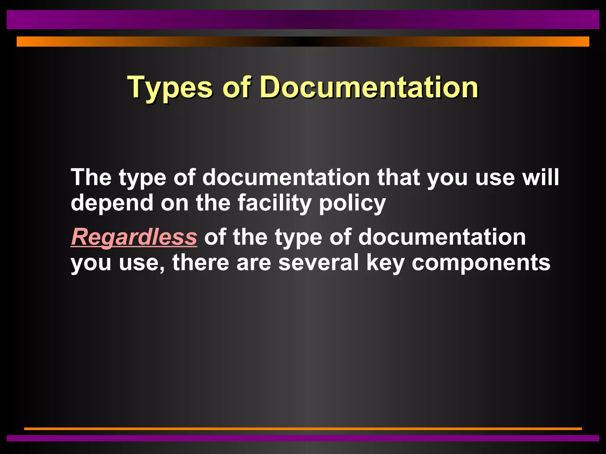 Medical documentation | PPT