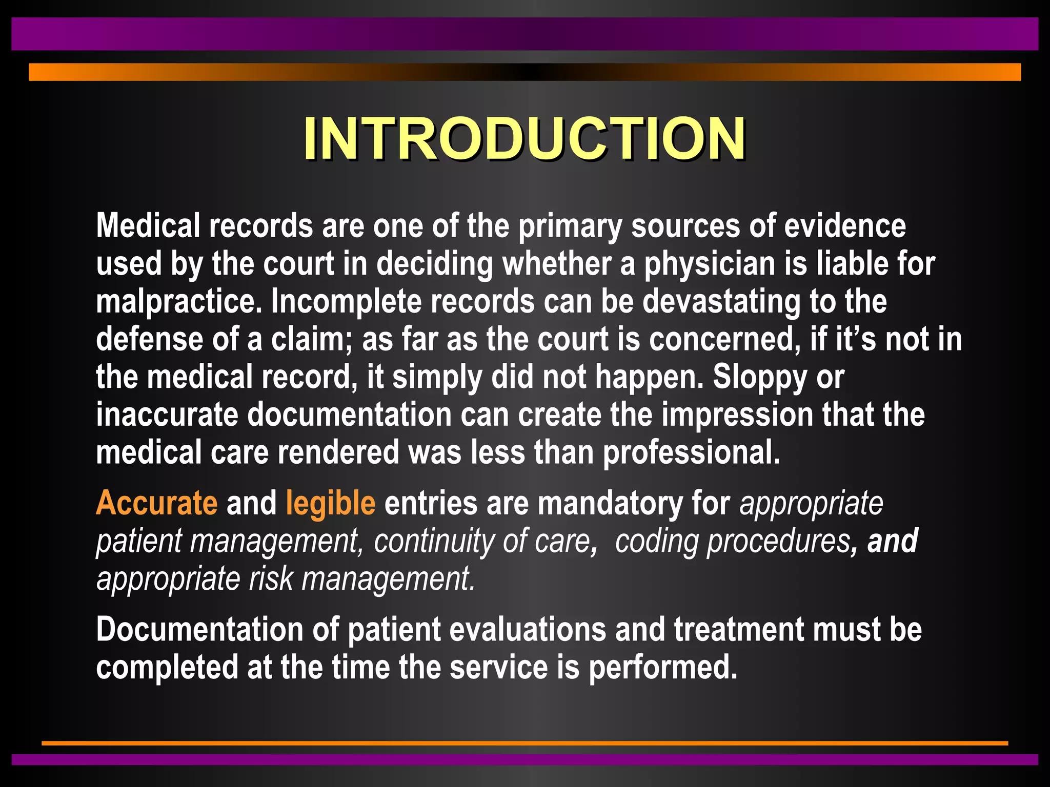 Medical documentation | PPT