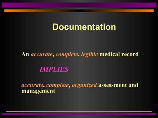 Medical documentation | PPT | Medical Tests | Medical Health