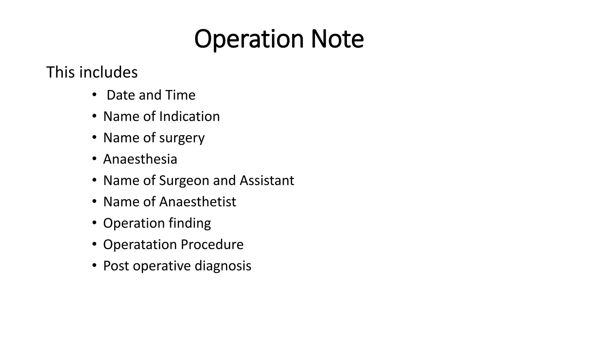 Medical documentation presentation | PPTX