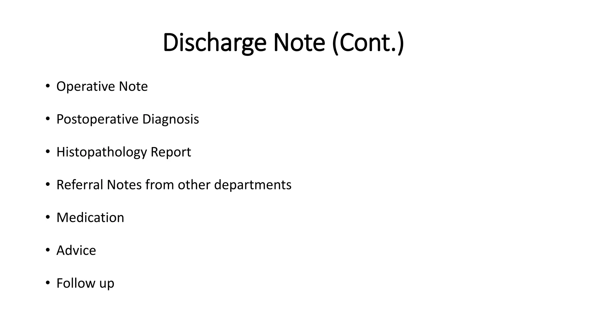 Medical documentation presentation | PPTX