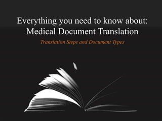 Medical Document Translation: Everything You Need To Know | PPTX