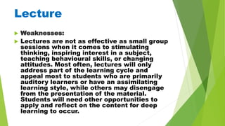 MEDICAL EDUCATION: TEACHING & LEARNING METHODS | PPTX