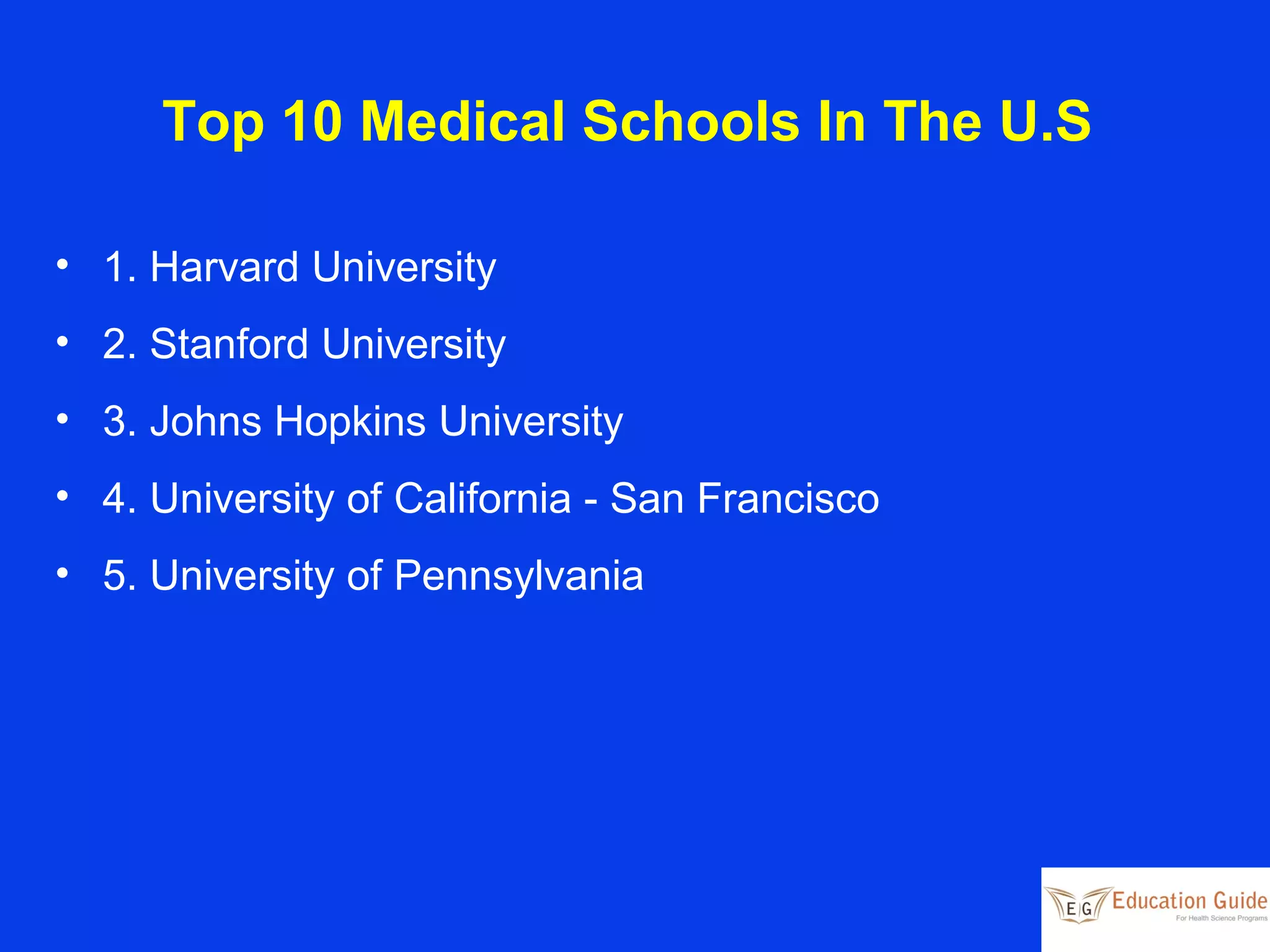 Medical education in usa | PPT
