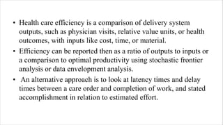 Medical efficiency | PPT