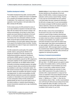 Medical eligibility criteria for contraceptive | PDF