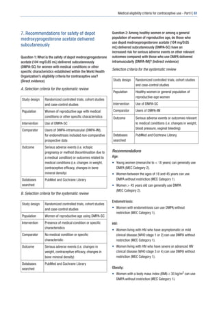 Medical eligibility criteria for contraceptive | PDF