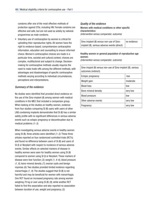 Medical eligibility criteria for contraceptive | PDF