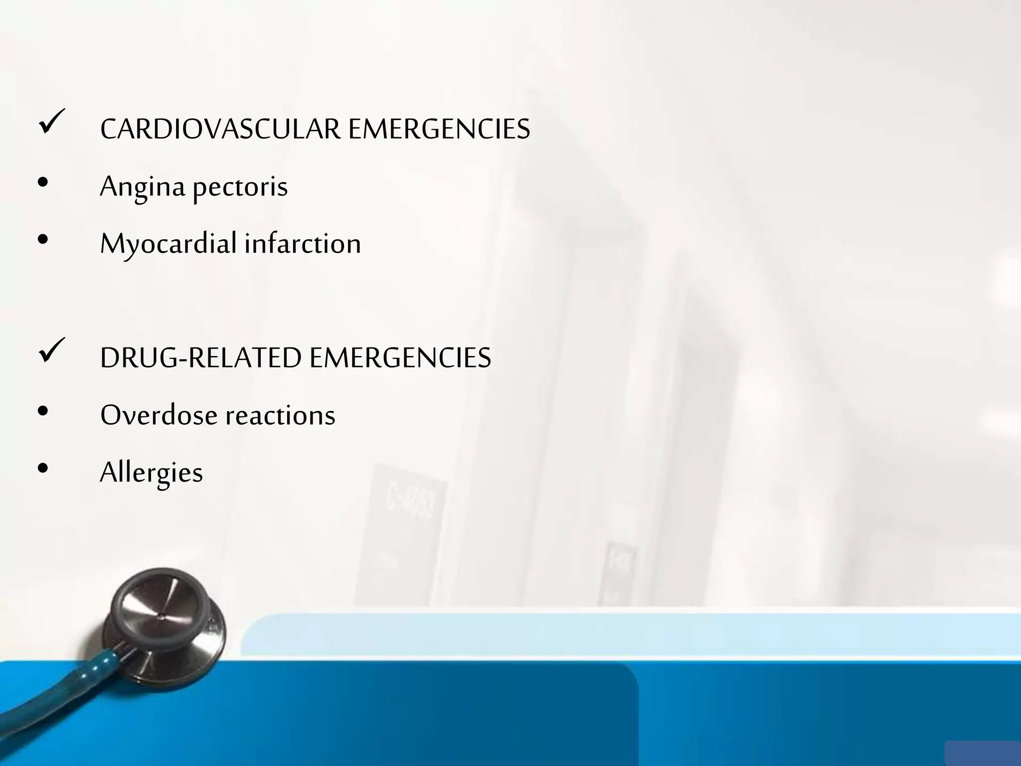 Medical emergencies in Dental office | PPTX