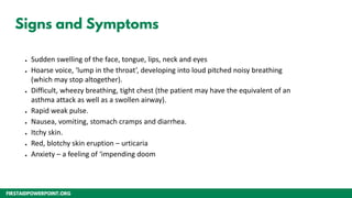 Medical Emergencies - Anaphylaxis | PPTX