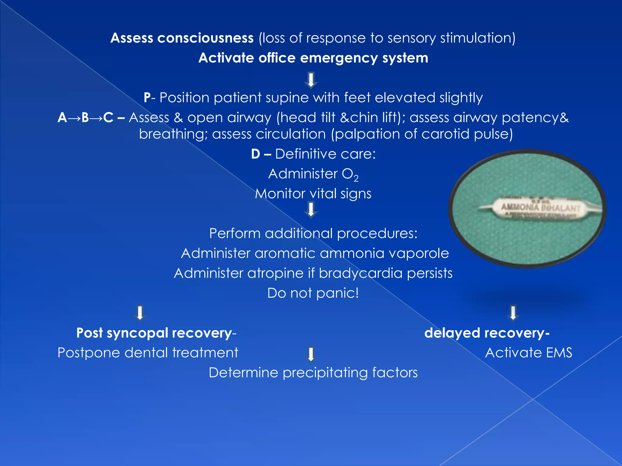 Medical emergencies dental office | PPTX