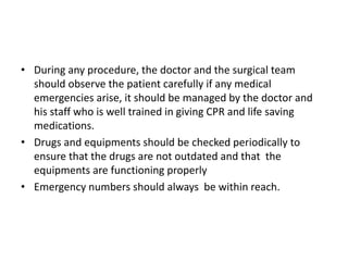 Medical emergencies in a dental clinic | PPTX