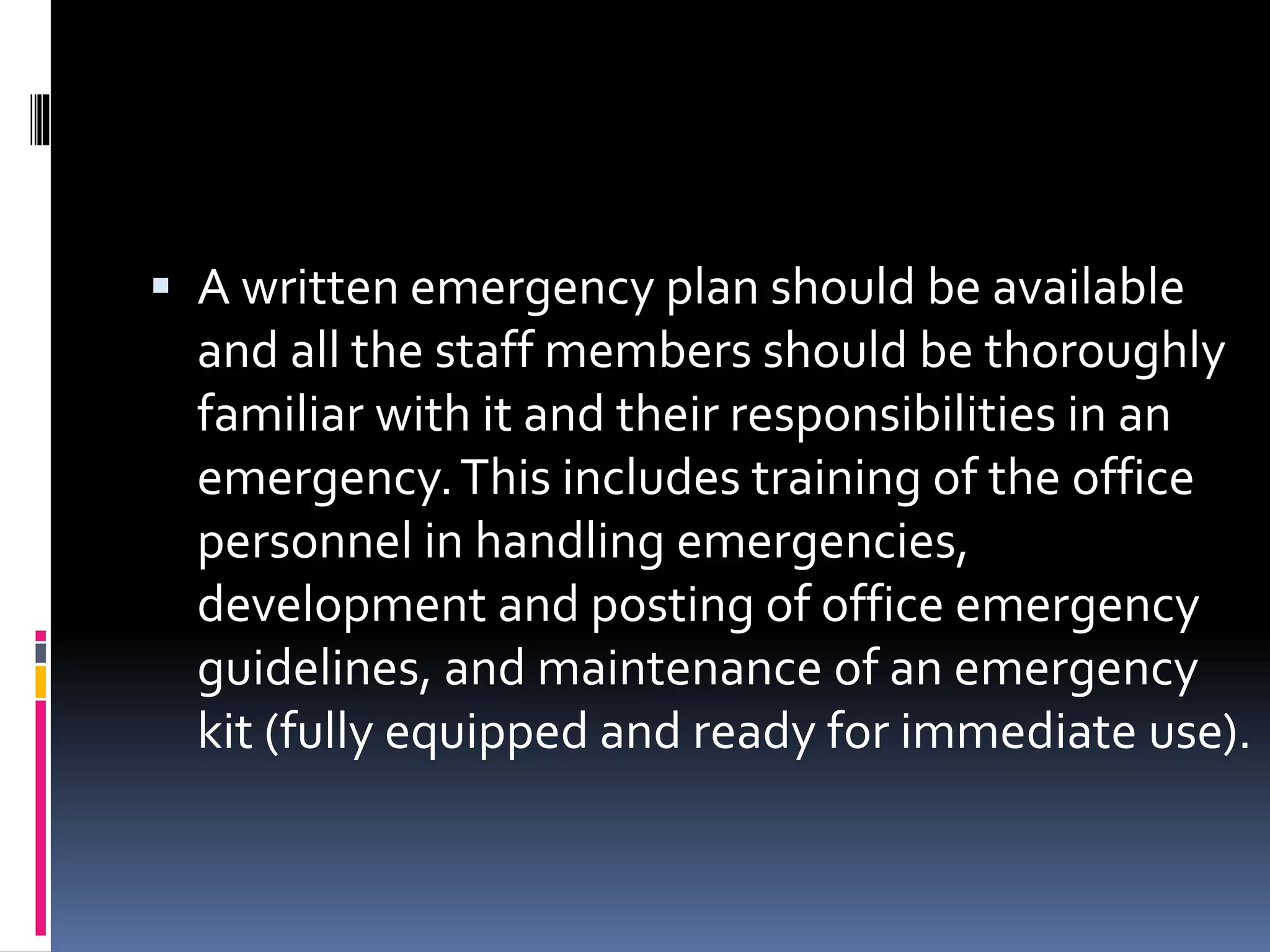 Medical emergencies in dental clinics | PPTX