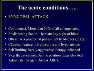 Medical emergencies in dental practice | PPT