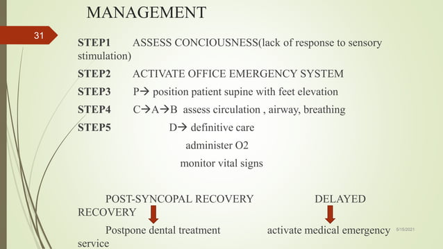 Medical emergencies in the dental office | PPTX | First Aid | Injuries