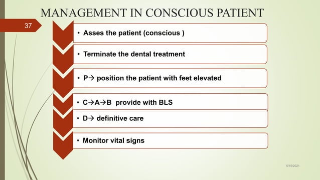 Medical emergencies in the dental office | PPTX | First Aid | Injuries